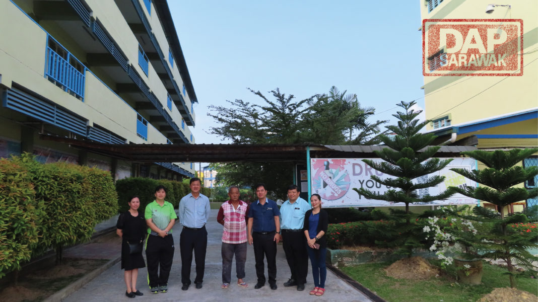 YB Andrew Wong allocate fund build concrete flyover of SMK St.Anthony ...