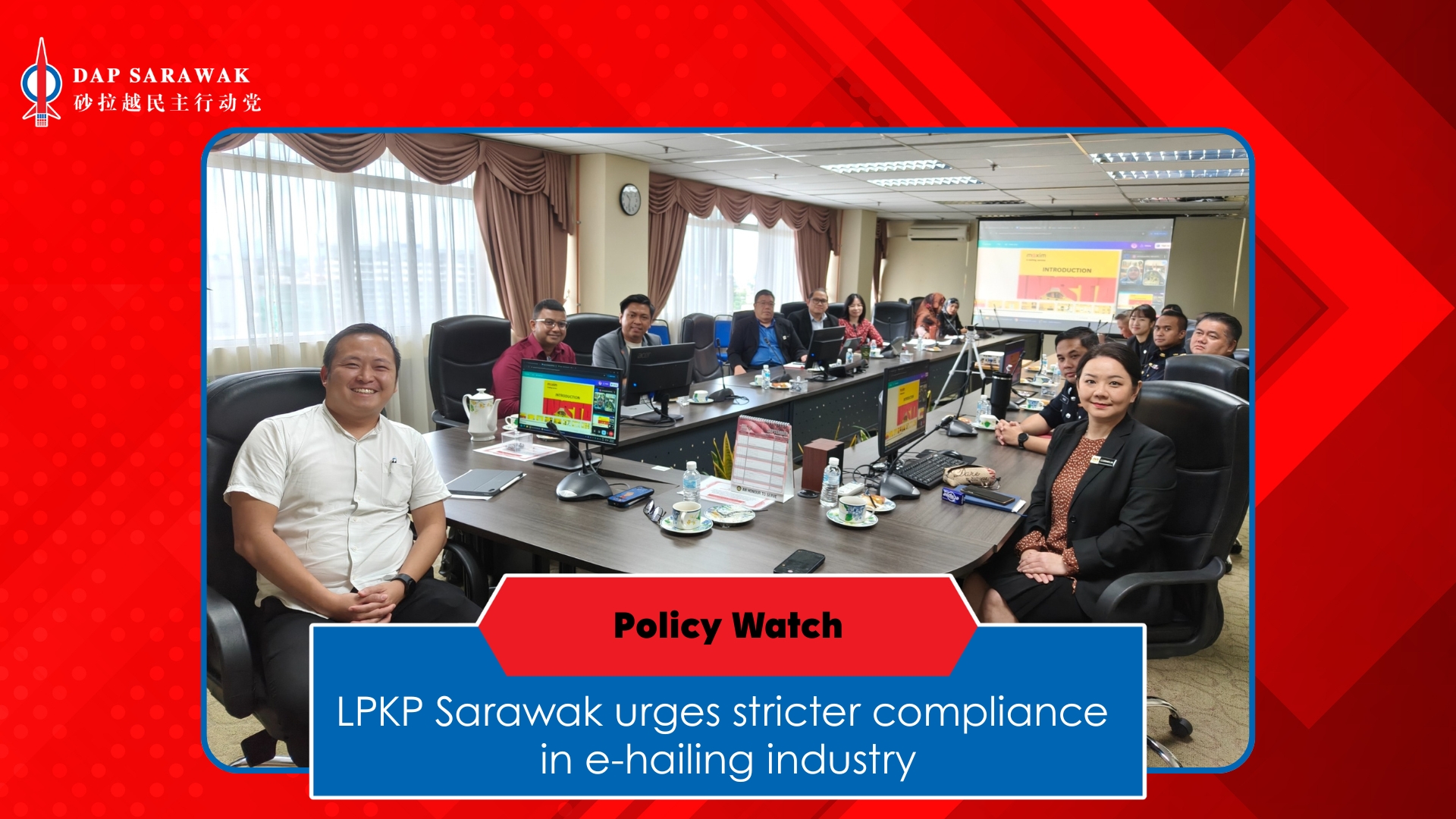 LPKP Sarawak urges stricter compliance in e-hailing industry - DAP SARAWAK